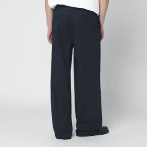 JIL SANDER Cotton Trousers - Blue