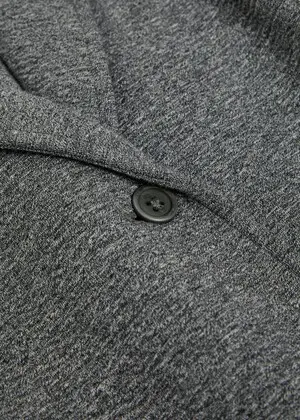 Eileen Fisher Notch Textured Cotton-blend Jacket