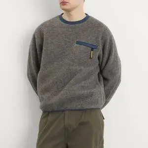 THISISNEVERTHAT X Gore-tex Windstopper Wool Fleece Crew