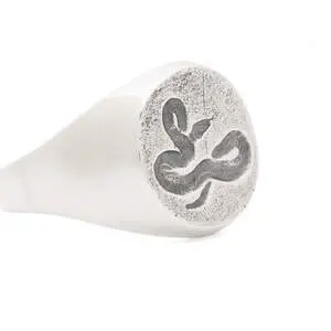 FREDERICK GROVE Snake Signet Ring