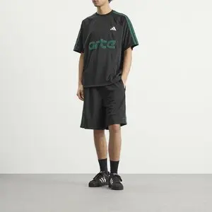 Adidas X Arte 3-stripe Shorts - Black