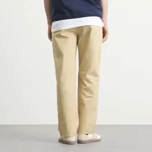 MALBON Reverse Pleat Trouser - Khaki