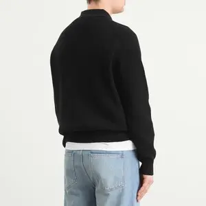 RONNING Long Sleeve Knit Polo