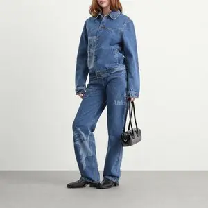 Ahluwalia Laser Printed Boyfriend Jeans