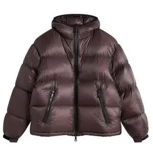 MKI MIYUKI ZOKU Translucent Hooded Bubble Jacket - Raisin