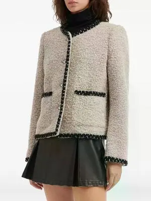B+AB Buttoned Jacket With Contrast Trim