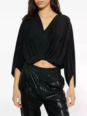 MAISON MARGIELA Twisted V-neck Blouse