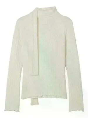 B+AB Ribbed Scarf Sweater