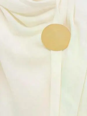 JIL SANDER Draped Sweater - Neutrals