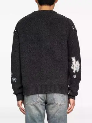 Zadig&Voltaire Scorpion Motif Round Neck Sweater