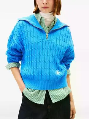 Tommy Hilfiger Cable-knit Zip Sweater
