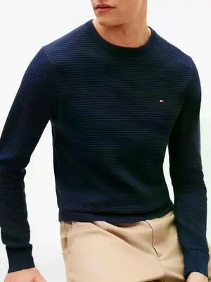 Tommy Hilfiger Textured Logo Sweater