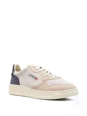 AUTRY Medalist Panelled Lace-up Sneakers - Neutrals