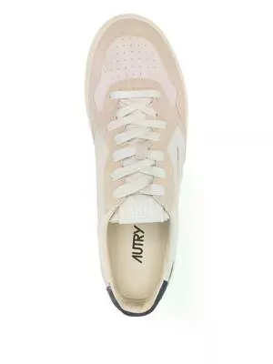 AUTRY Medalist Panelled Lace-up Sneakers - Neutrals