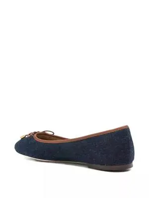 Ralph Lauren Bow-detail Ballet Flats
