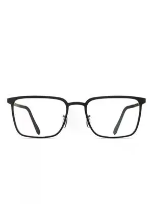 BLACKFIN Dover Rectangular Eyeglasses - Black