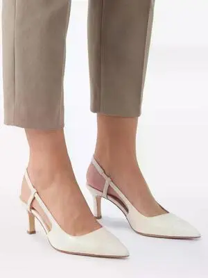 Michael Kors Leather Slingback Pumps