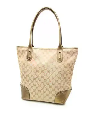 Gucci Gg Canvas Princy Tote Bag - Brown