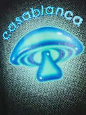 Casablanca Airbrush Mushroom T-shirt - Black