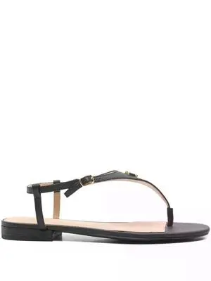 Ralph Lauren Thong Strap Sandals - Black