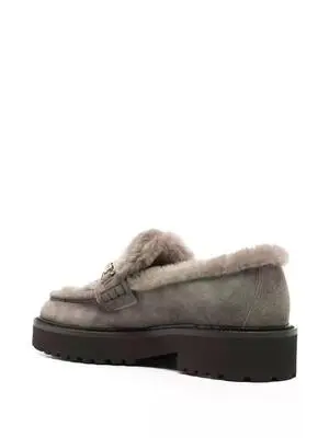 DOUCAL'S Horsebit Detail Loafers