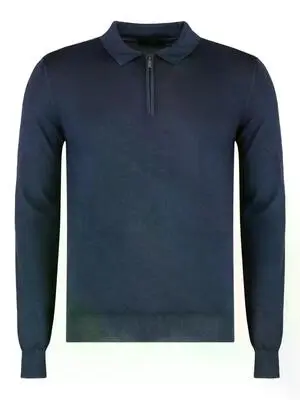 MOORER Vasto-xw Zip Polo Shirt