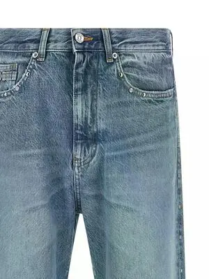 Versace Five-pocket Studded Jeans - Blue