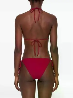 PARAMIDONNA Livia Swarovski Crystal-embellished Bikini - Red
