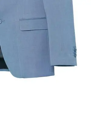 Karl Lagerfeld Mélange-effect Blazer - Blue