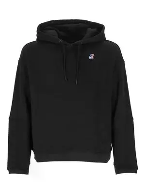 K-WAY Long-sleeve Hooded Sweater - Black