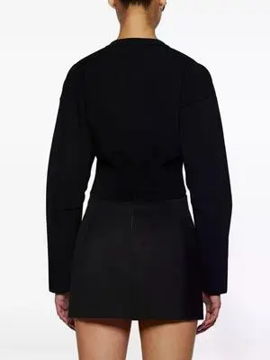 Wardrobe.NYC Matte Cropped Cardigan