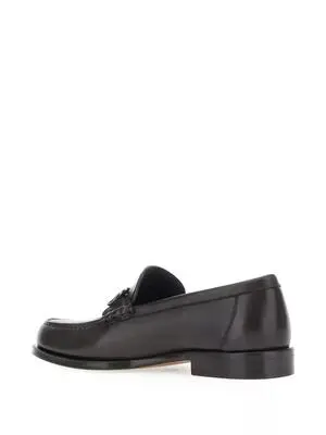 FERRAGAMO Leather Loafers - Brown