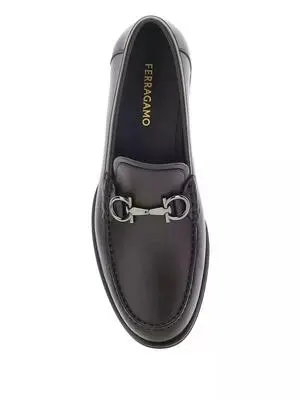 FERRAGAMO Leather Loafers - Brown