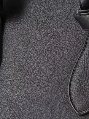 Celine Tie Knot Grainy Leather Small Tote Bag - Black