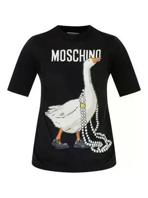 Moschino Printed T-shirt - Black