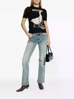 Moschino Printed T-shirt - Black