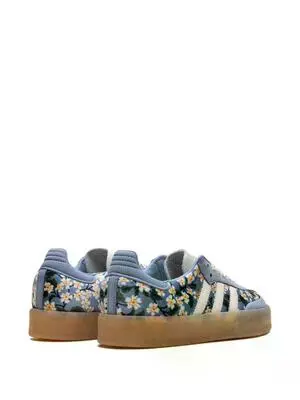Adidas Sambae X Liberty London Floral-print Sneakers - Blue