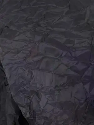 MARIA CALDERARA Crinkled Effect Cropped Top