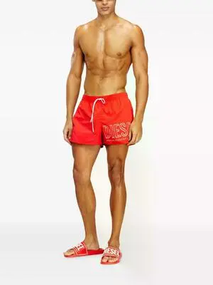 DIESEL® Drawstring Logo Swim Shorts