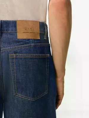 AMI Paris Five-pocket Denim Bermuda Shorts