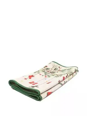 TESSITURA TOSCANA TELERIE Christmas-print Floor Mat - Neutrals