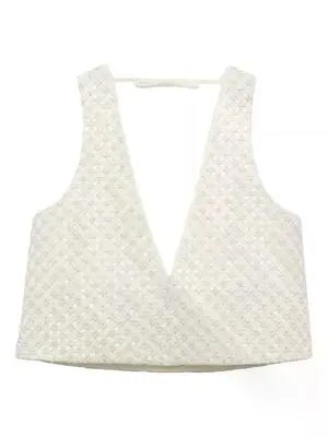 Dorothee Schumacher Textured V-neck Top