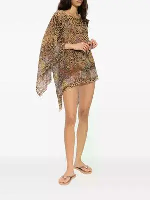 Melissa Odabash Logo Detail Flip Flops - Neutrals