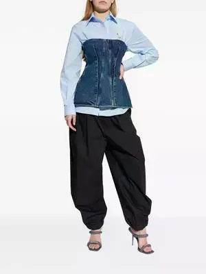 Moschino Pleated Cuff Trousers