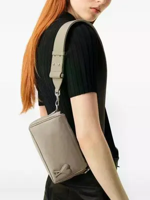 AMI Paris Marcel Padded Shoulder Bag - Grey