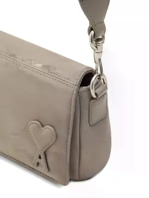 AMI Paris Marcel Padded Shoulder Bag - Grey