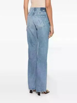 MOTHER The Bookie Heel Jeans - Blue