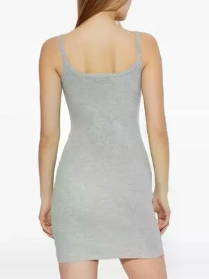 Versace Logo Ribbed Dress