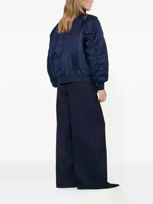 ANINE BING Leon Zip-fastening Bomber Jacket - Blue