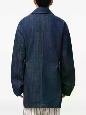AMI Paris Raw Indigo Denim Worker Jacket